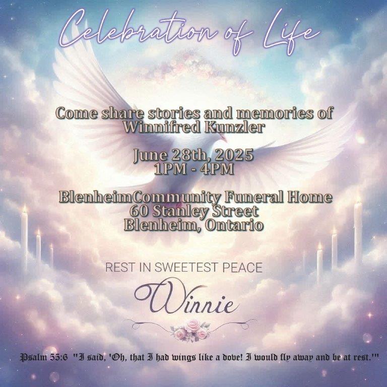 Blenheim Funeral Home Obituaries